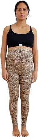 Vertbaudet Legging de Grossesse imprimé léopard en Coton Biologique* Noir imprimé 34/36