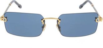 Fred Perry Rechteckige Sonnenbrille - - Accessories - unisex - Gelb - ONE SIZE