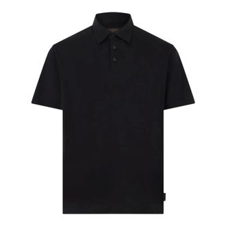 Zanone Homme, Tops, Noir, Taille: XL Polo Mc