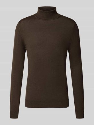 Christian Berg Wollpullover mit Rollkragen