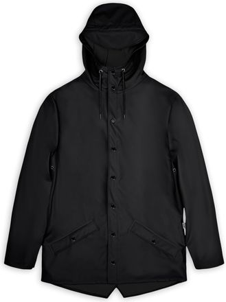 Rains Unisex Erwachsene Regenjacke Jacket W3 Schwarz XXL