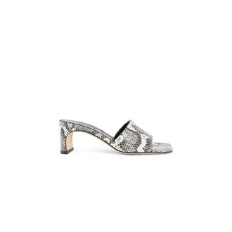 Aeyde Jeanie snake print mules