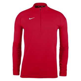 Nike Dry Element Oberteil f&uuml;r Herren, Weiter Stehkragen, Laufen (Universit&auml;ts-Rot)