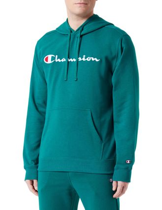Champion Herren Legacy Icons-Heavy Spring Terry Kapuzenpullover, Waldgrün, XXL