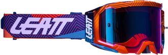 Leatt Velocity 5.5 Iriz-Maske - Neonorange - Blauer Bildschirm 26 %