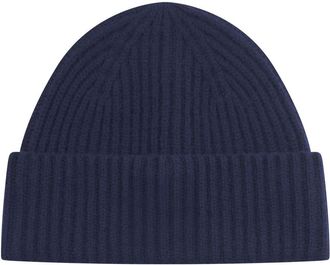 Codello Premium M&uuml;tze aus Woll-Kaschmir-Mischung Farbe blau