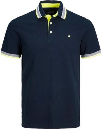 Jack & Jones Polo - - Tops - Herren - Blau - 4XL