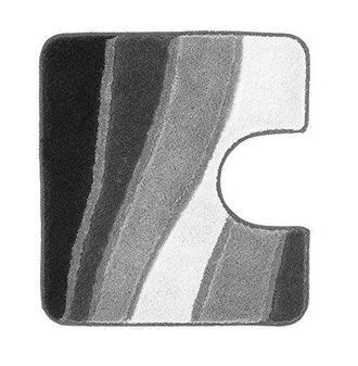 Kleine Wolke Meusch Tapis de Toilette Océan Trèfle, 55 x 50 cm, Ardoise