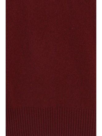 Lisa Yang Womens Knit Sweater Veira Deep Plum Cashmere (capra Hircus)