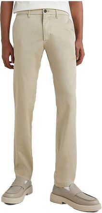 Tommy Hilfiger Herren Hose Bleecker Printed Structure Chino, Beige (Batique Khaki), 40W / 32L