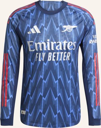 adidas Arsenal 25/26 Langarm Authentic Auswärtstrikot blau