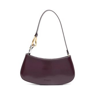 Staud Staud, Femme, Sacs, Violet, Taille: ONE Size Sac en Cuir Aubergine avec Poignée