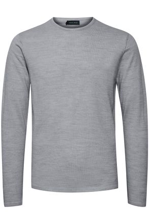 Casual Friday CFKent Herren Strickpullover Feinstrick Pullover mit Turtleneck, Größe:XL, Farbe:Light Grey Melange (50813)
