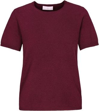 Brigitte von Schönfels T-Shirt Kaschmir Halbarm-Pullover