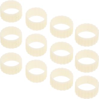 OSALADI OSALADI Silikon Kerzenhalterringe 12 St&uuml;ck Wackelfeste Kerzenhalter Eins&auml;tze Dehnbar f&uuml;r Spitzkerzen Sch&uuml;tzend und Wiederverwendbar Adapter f&uuml;r Kerzen