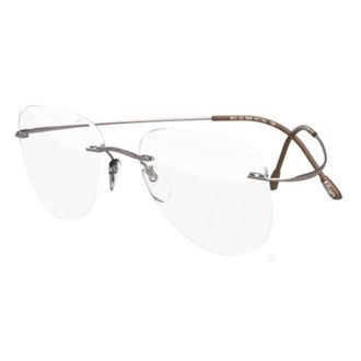 Silhouette unisex, Accessoires, Brun, Taille: 50 MM Lunettes de soleil