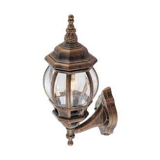 Lampenwelt.com Lindby Applique Exterieur Nadesha &agrave; intensit&eacute; variable (Antique, Classic) en Dor&eacute; (1 lampe,&agrave; E27) Murale Luminaire Lampe Jardin Eclairage