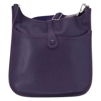 Herm&egrave;s Pre-owned Leder Umh&auml;ngetasche - - Pre-owned - Damen - Lila - ONE SIZE