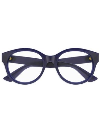 Gucci lunettes à monture ronde - Violet