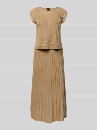 s.Oliver Black Label Regular Fit Strickkleid aus Viskose-Mix