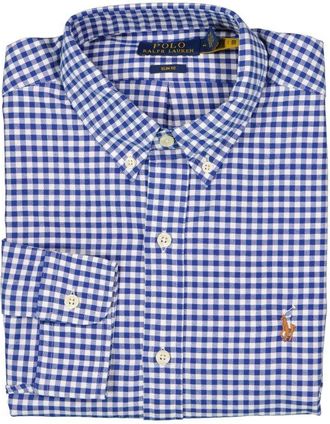 Polo Ralph Lauren Herren Hemd blau kariert Slim Fit