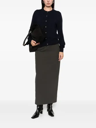 Soft Goat Cashmere Cardigan - Black