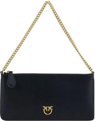 Pinko Pinko, Femme, Sacs, Noir, Taille: ONE Size Bos Taurus Shoulder Bag