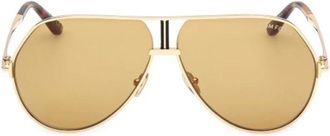 Tom Ford unisex, Accessoires, Jaune, Taille: ONE Size Ft1281 63-10-135 Lunettes de soleil