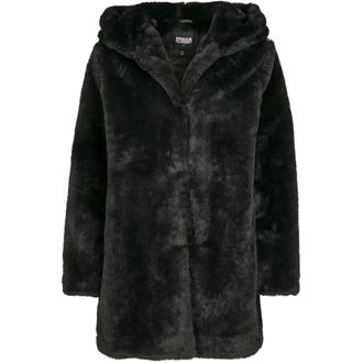 Urban Classics Mantel mit Kapuze f&uuml;r Damen (Schwarz)