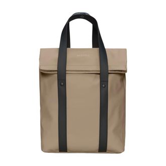 Rains 2 Way Tote Backpack Mini - unisex - Sacs - Beige - Taille: ONE Size
