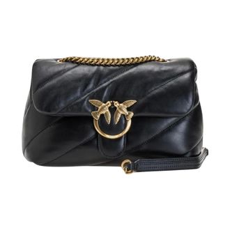Pinko Pinko, Femme, Sacs, Noir, Taille: ONE Size Classic Love Bag Puff