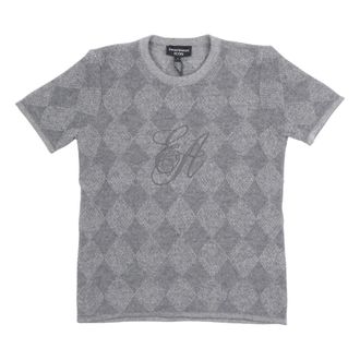 Emporio Armani Rundhals-Strickware - - Knitwear - Damen - Grau - XL