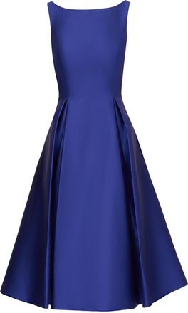 Adrianna Papell Damen Sleeveless Mid-Length Party Dress with V-Back Kleid, Neptune, 34
