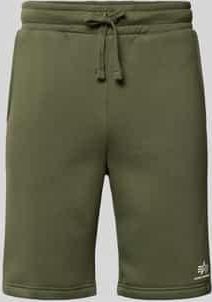 Alpha Industries Shorts mit Eingrifftaschen und Logo-Print