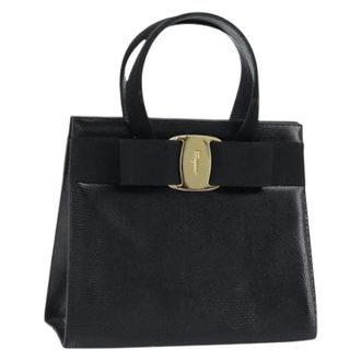 Ferragamo Sac &agrave; main Pre-owned - Femme - Pre-owned - Noir - Taille: ONE Size