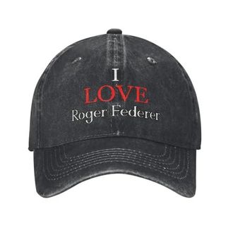 Generic Casquettes de Baseball pour Hommes Hommes Casquettes de Baseball Love Roger Federer Casquettes Hip hop r&eacute;tro ajust&eacute;es d&eacute;t&eacute; Hommes Logo personnalis&eacute; Ra
