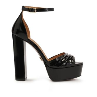 Kazar Schwarze Sandalen mit einem breiten Absatz und Plateau - - Shoes - Damen - Schwarzk - 38 EU