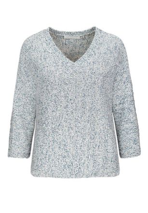 bianca Strickpullover OLINDE in Melange-Strickoptik