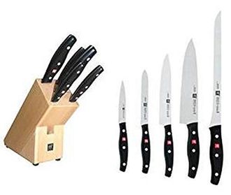 Zwilling Zwilling Twin Pollux Messerblock mit 5 Messern mit eisgeh&auml;rteter Friodur-Klinge aus rostfreiem Edelstahl