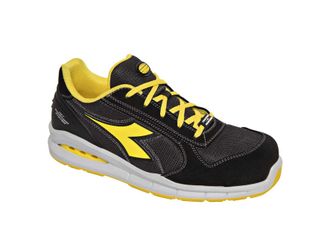 Utility Diadora Diadora Utility Niedriger Arbeitsschuh Run NET AIRBOX Low S1P SRC für Mann und Frau (EU 44), C4663 Schwarz Anthrazit, 44 EU