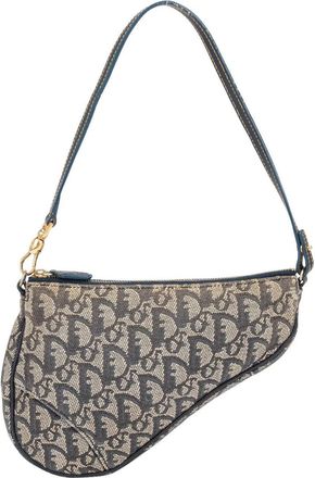 Dior Crossbody Bags - Christian Dior Trotter Monogram Mini Saddle Bag Ha - Gr. unisize - in Bunt - f&uuml;r Damen