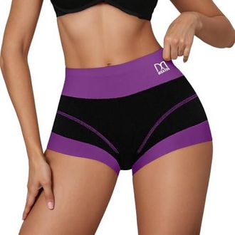 Generic Culotte Anti Bactérienne pour Femme, sous-vêtements de Bikini de Couleur Unie, Culottes Douces, Respirantes et Confortables pour Un Usage Quotidien (P