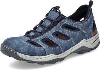 Rieker Baskets basses pour homme 08065, Bleu 17, 43 EU