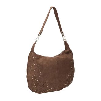 Notre-V Kirby Schultertasche aus Wildleder - - Bags - Damen - Braun - ONE SIZE