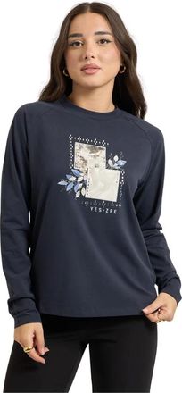 Yes-Zee YES Zee, Femme, Tops, Bleu, Taille: 40 FR T009-S3000710