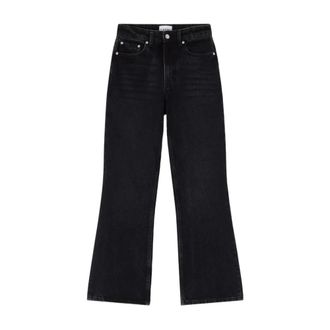 Ganni Baumwollhose - - Jeans - Damen - Schwarzk - W29