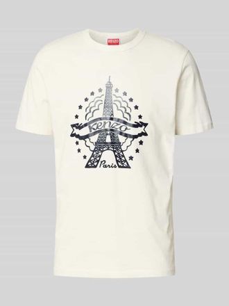 Kenzo T-Shirt mit Eiffelturm-Print