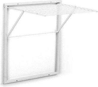 Arredamenti Italia Wandw&auml;schest&auml;nder, 604 Kledy Wand, Holz - Klappbar - 6,5 mt Leine - Farbe: Wei&szlig; AR-It il Cuore del Legno