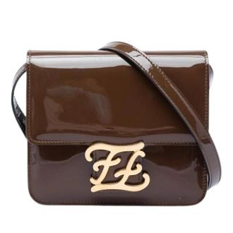 Fendi Pre-owned Karligraphy Umh&auml;ngetasche - - Pre-owned - Damen - Braun - ONE SIZE