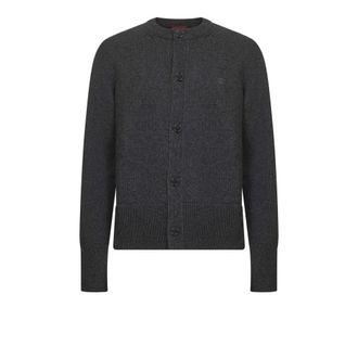 Gucci Cashmere Strickjacke - - Knitwear - Herren - Grau - L